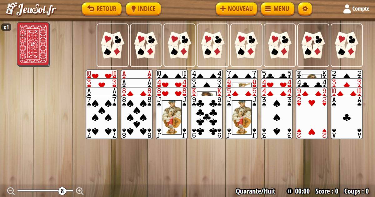 Quarante/Huit Gratuit - Jouez en Ligne | JeuSol.fr