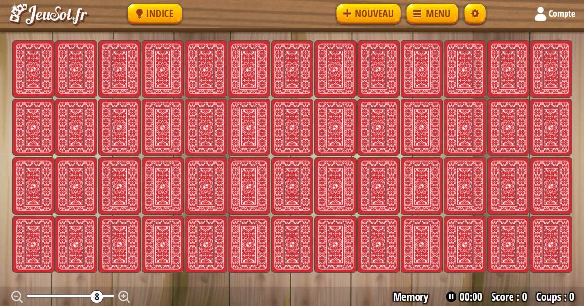 Memory Gratuit - Jouez en Ligne | JeuSol.fr