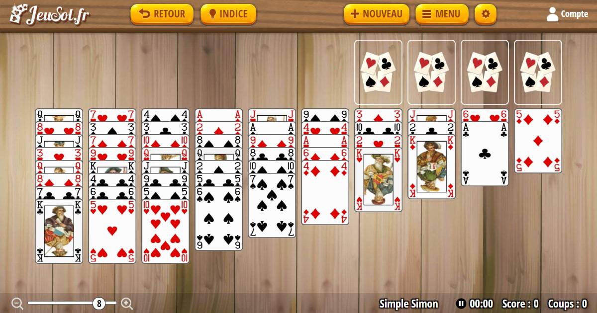 Simple Simon Gratuit - Jouez en Ligne | JeuSol.fr