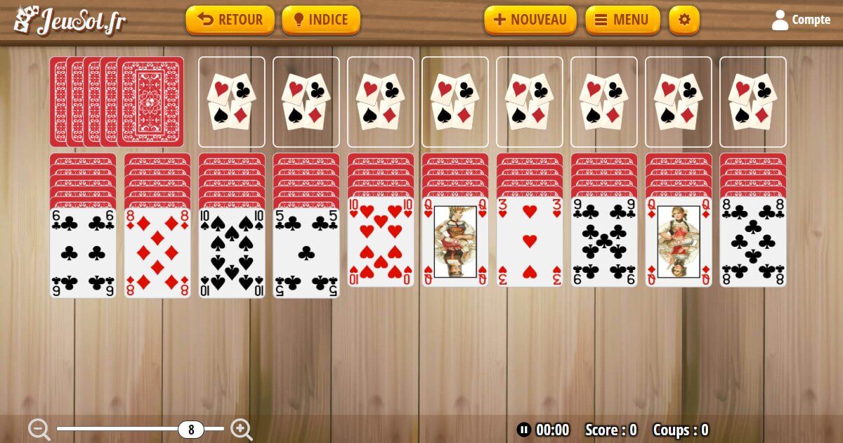 Classic spider solitaire 4 suites - mefikoX